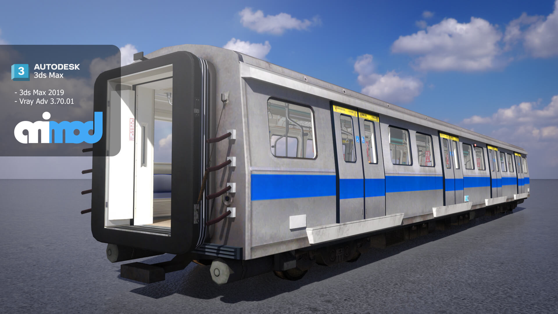 Tw Mrt Cabin 001 - 3D Model by animod