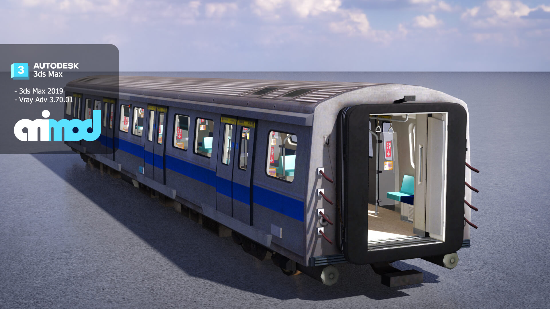 Tw Mrt Cabin 001 - 3D Model by animod