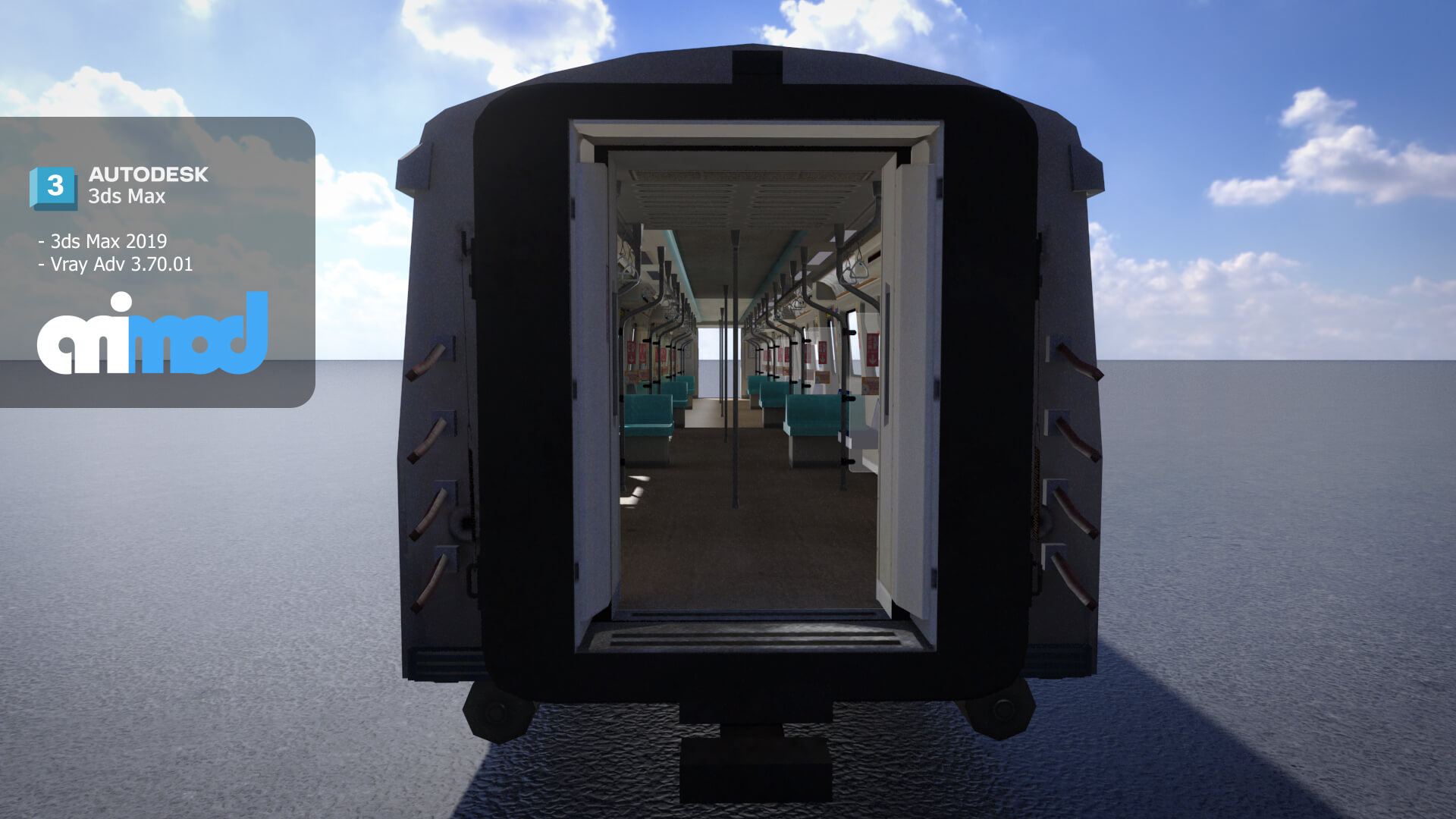 Tw Mrt Cabin 001 - 3D Model by animod