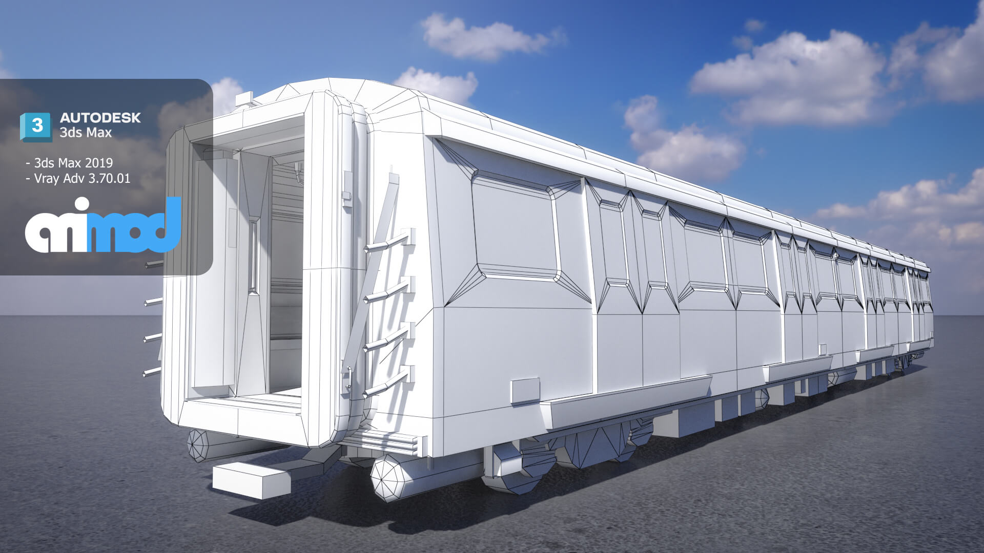 Tw Mrt Cabin 001 - 3D Model by animod