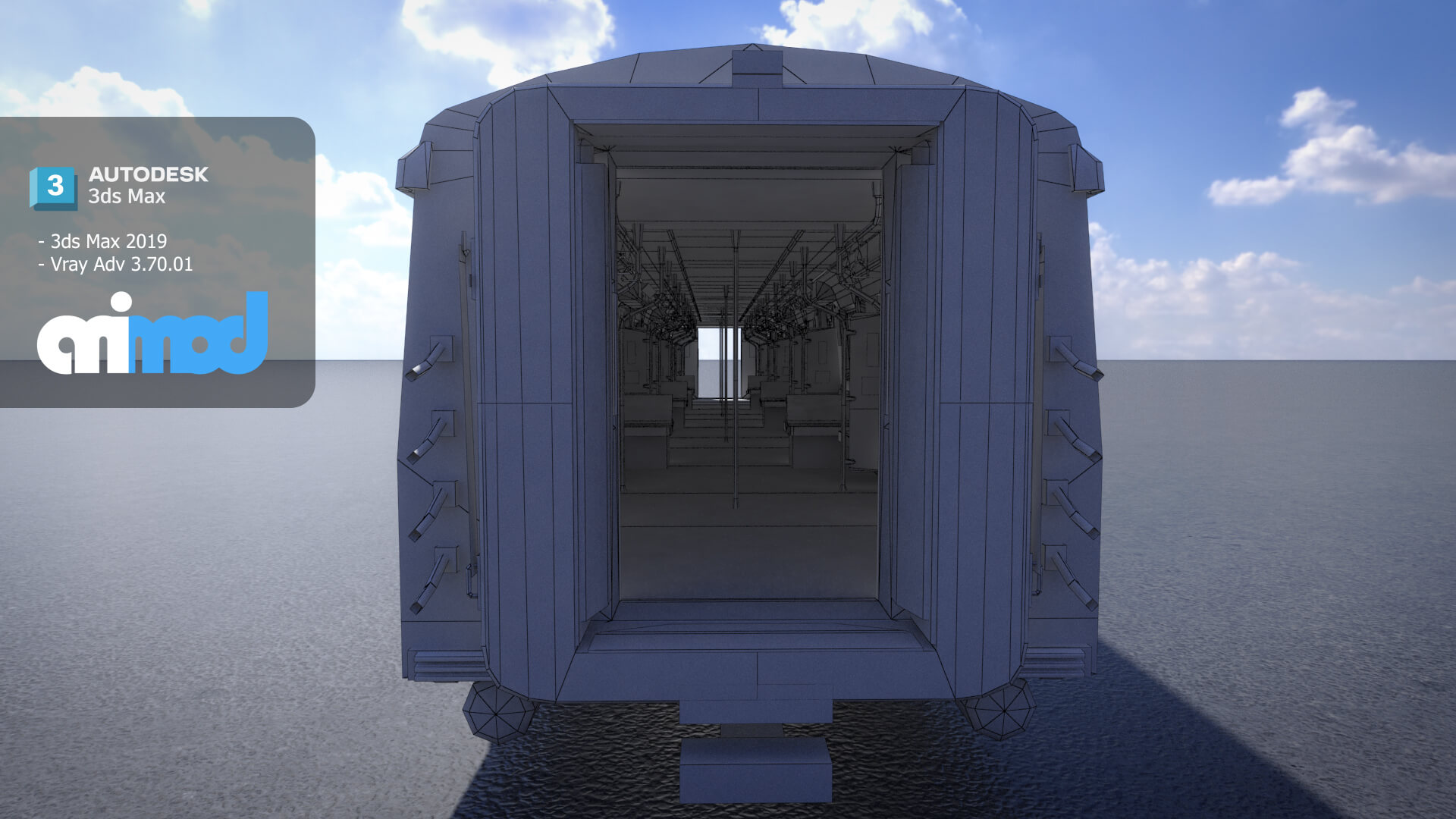 Tw Mrt Cabin 001 - 3D Model by animod