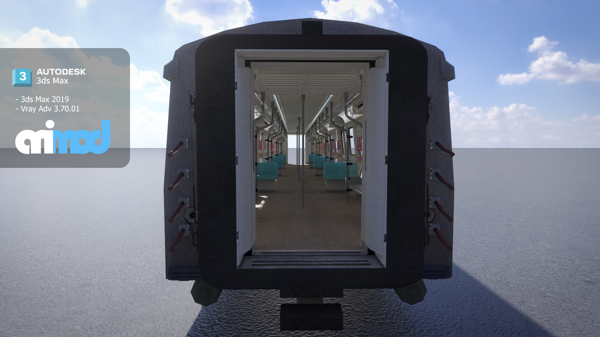 Tw Mrt Cabin 002 - 3D Model by animod