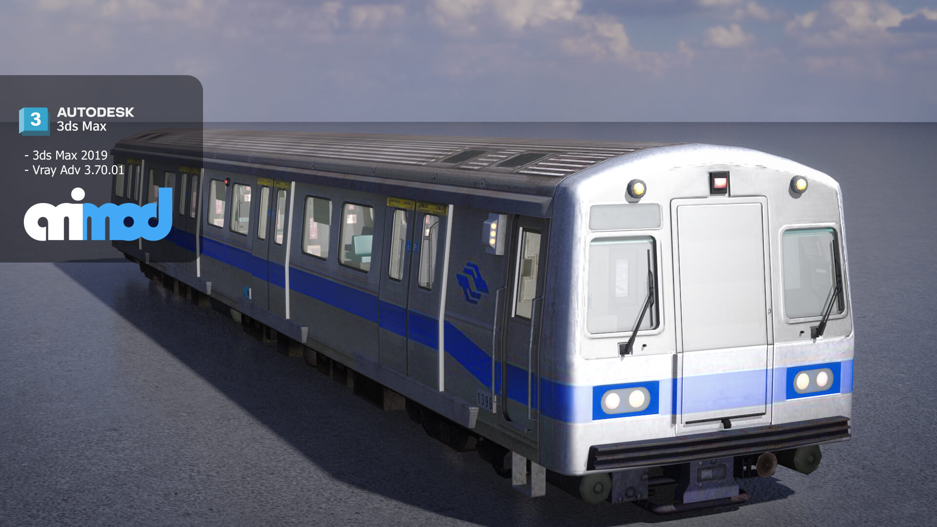 Tw Mrt Locomotive 001 - 3D Model by animod
