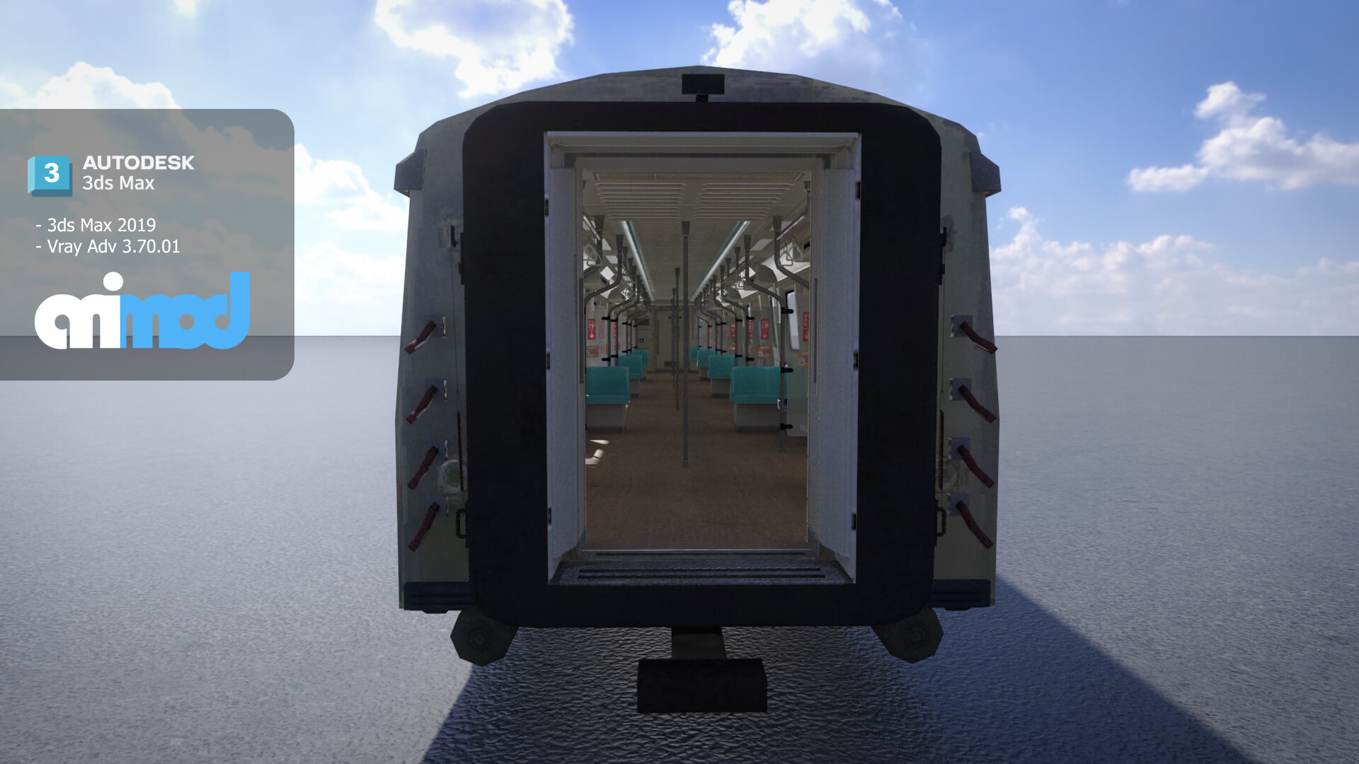 Tw Mrt Locomotive 001 - 3D Model by animod