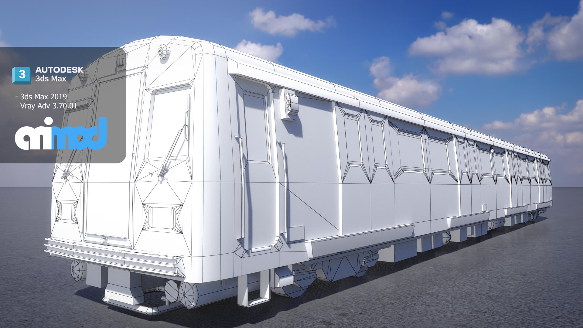 Tw Mrt Locomotive 001 - 3D Model by animod