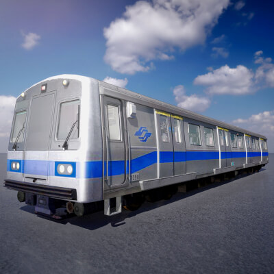 Tw Mrt Locomotive 001 - 3D Model by animod