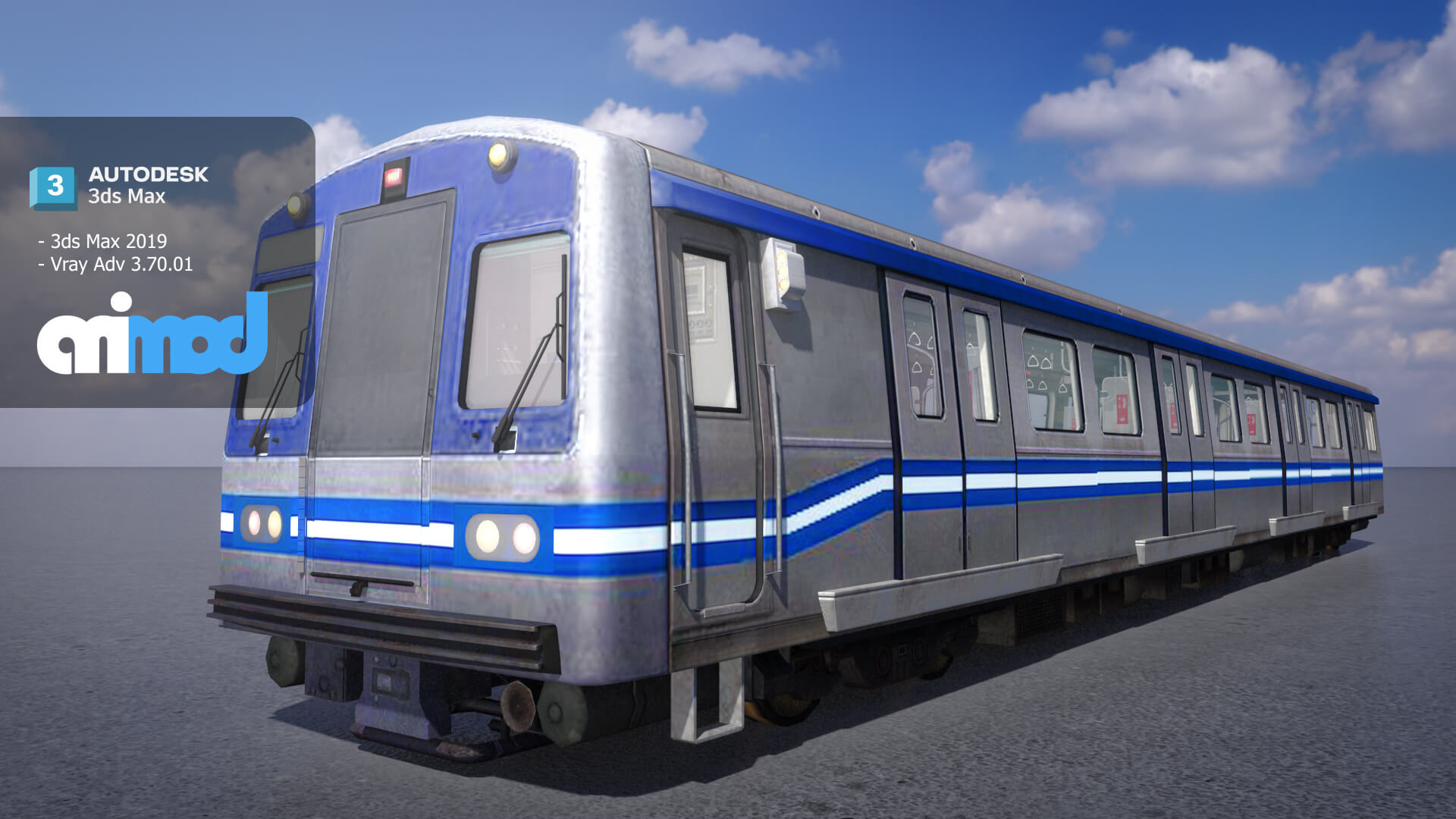 Tw Mrt Locomotive 002 - 3D Model by animod