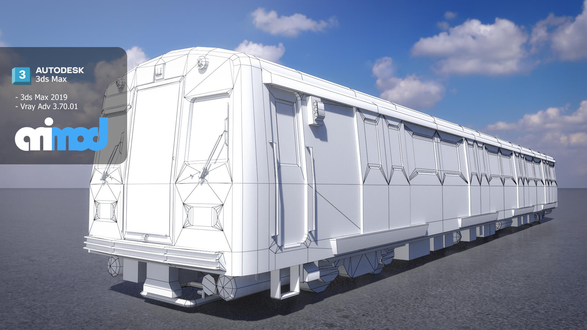 Tw Mrt Locomotive 002 - 3D Model by animod