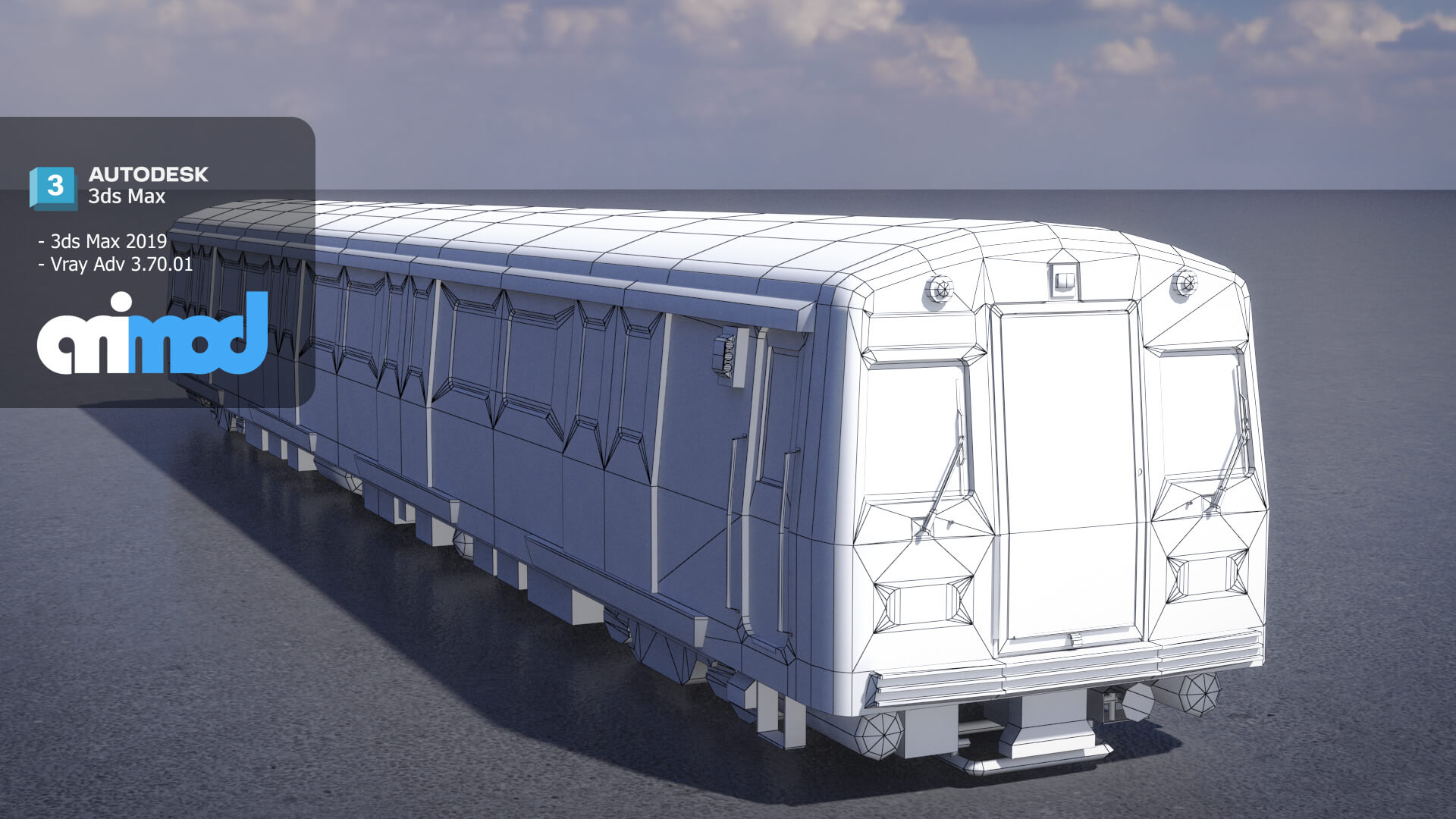 Tw Mrt Locomotive 002 - 3D Model by animod