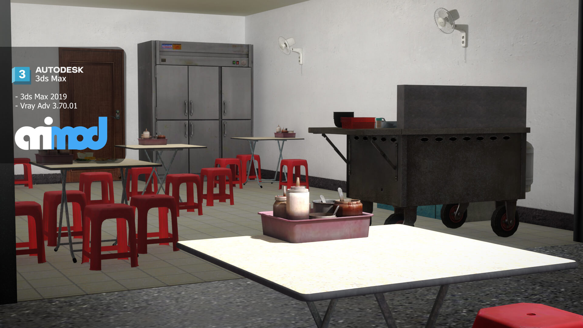 Tw Noodle Shop - 3D Model by animod