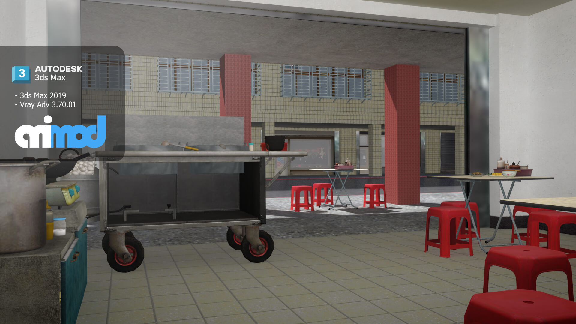Tw Noodle Shop - 3D Model by animod