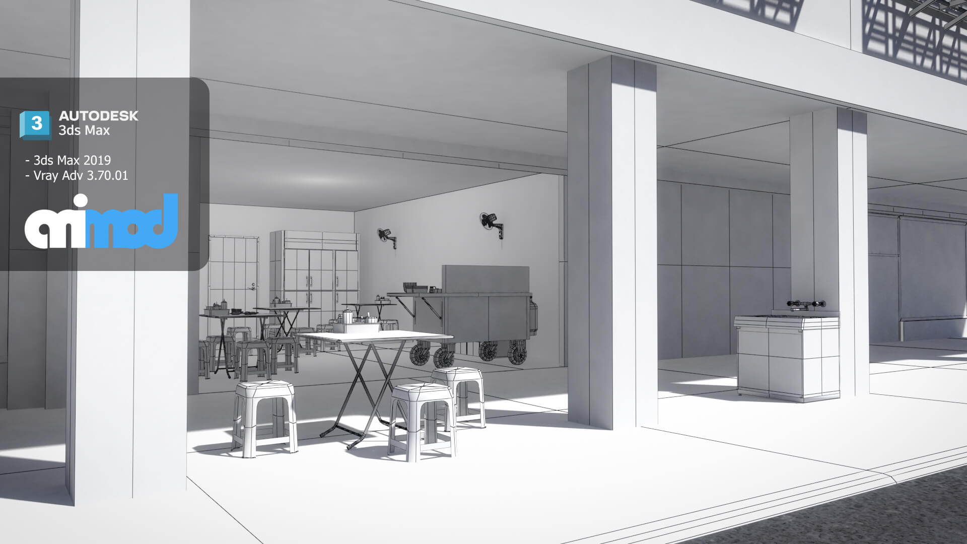 Tw Noodle Shop - 3D Model by animod