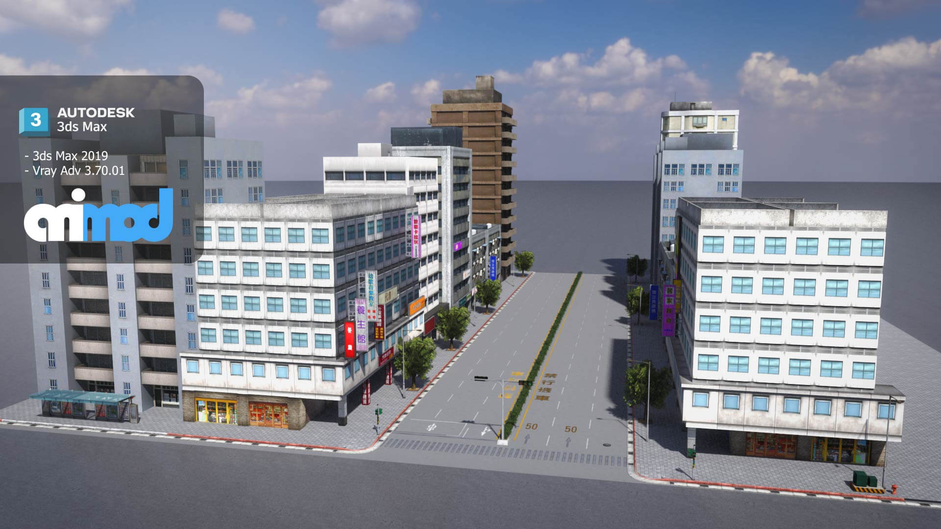 Tw Street Ground Floor - 3D Model by animod