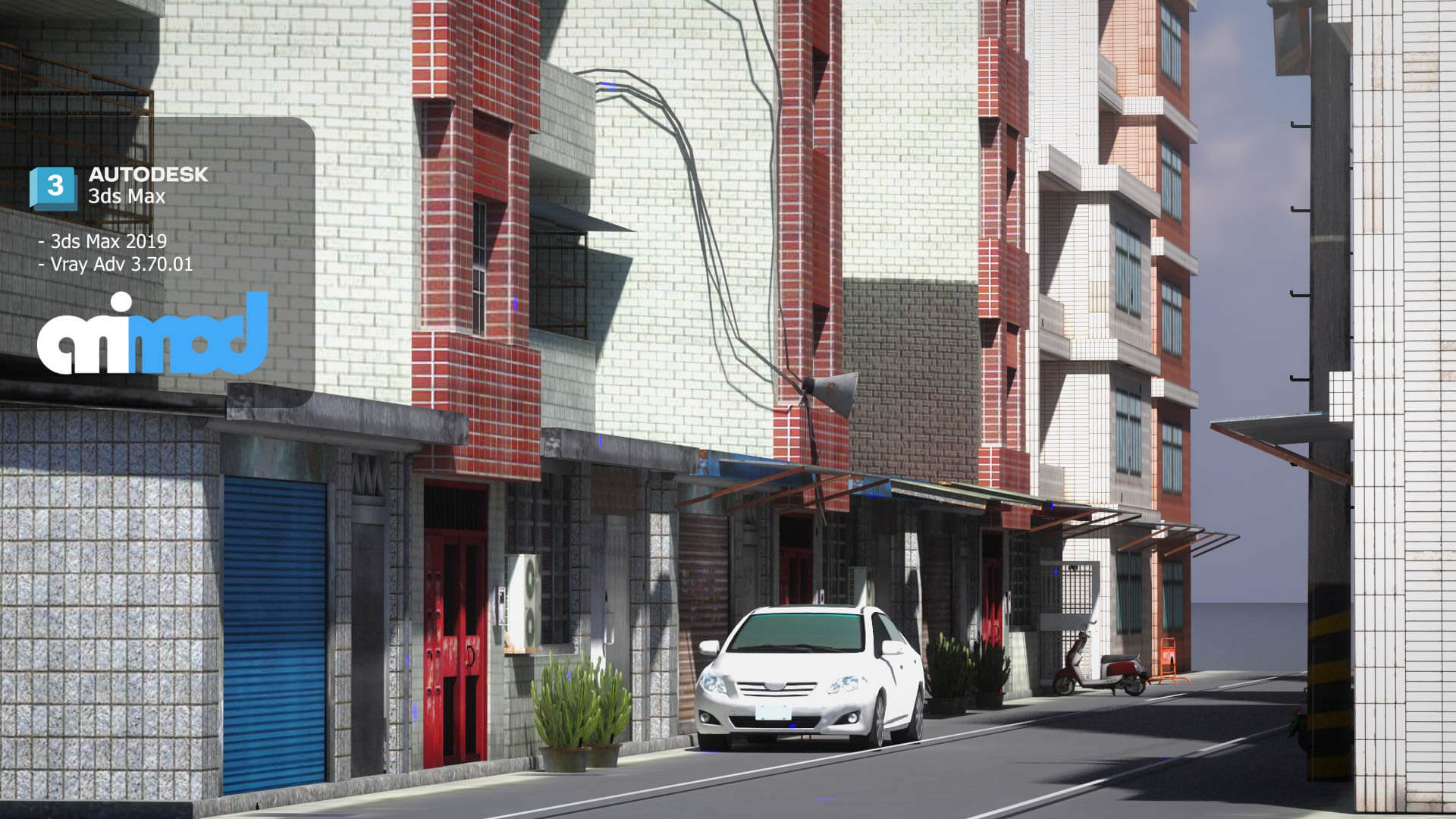 Tw Street 004 - 3D Model by animod