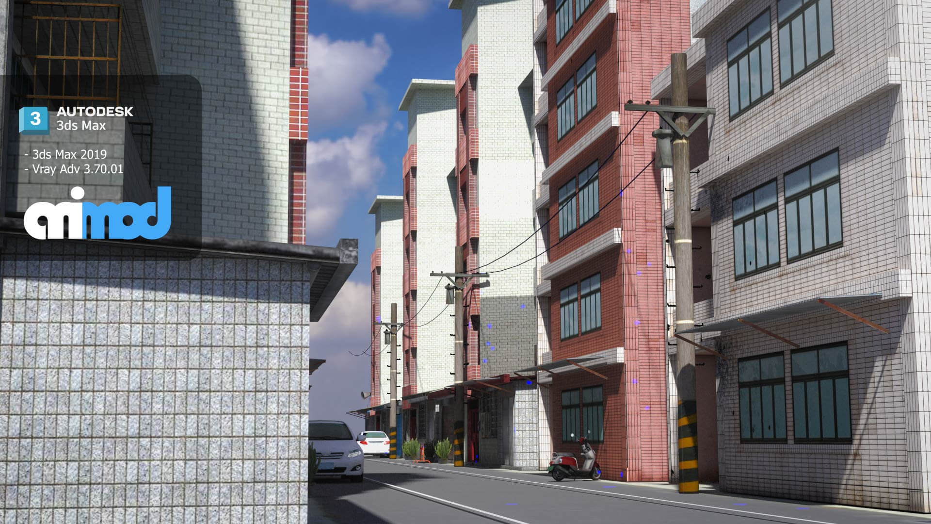 Tw Street 004 - 3D Model by animod