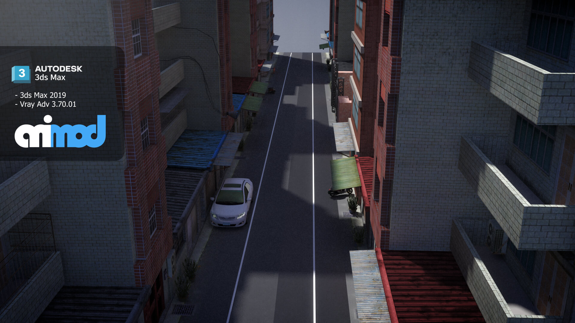 Tw Street 012 - 3D Model by animod