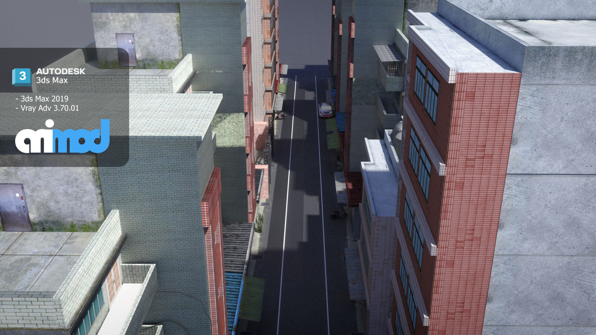 Tw Street 012 - 3D Model by animod
