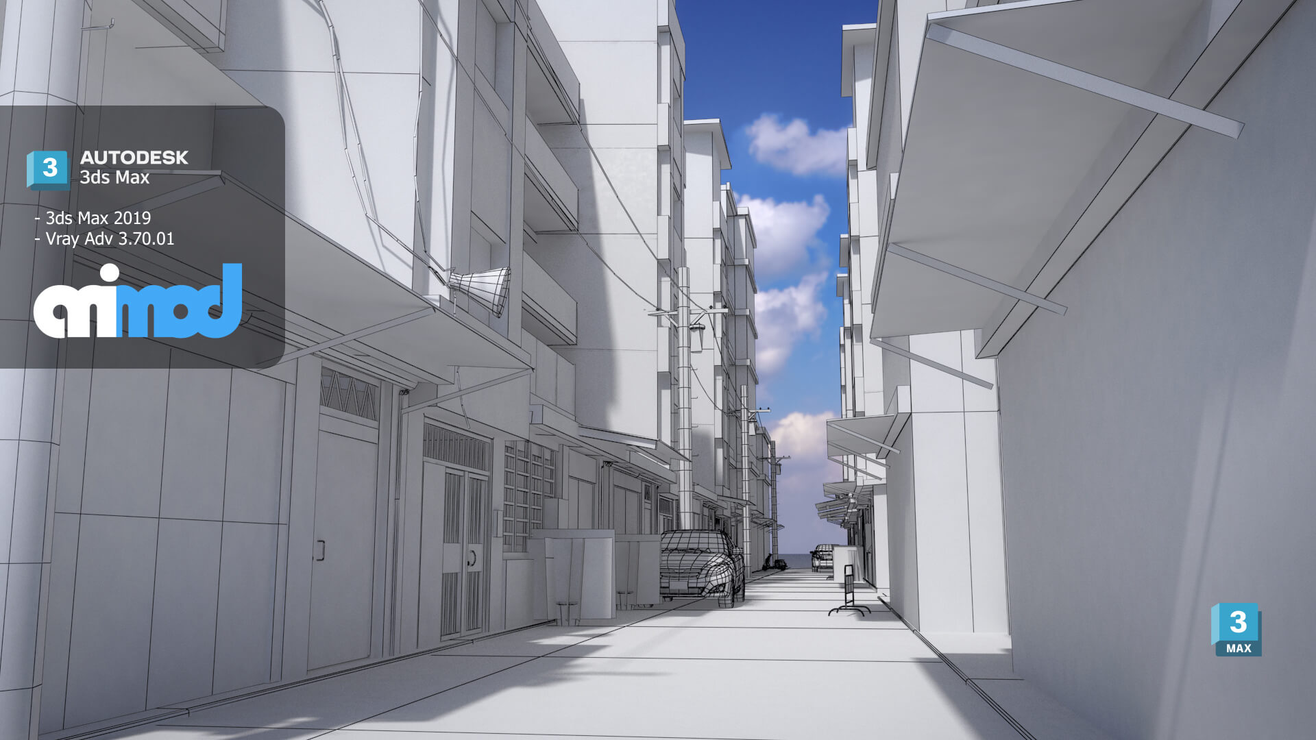 Tw Street Alley - 3D Model by animod