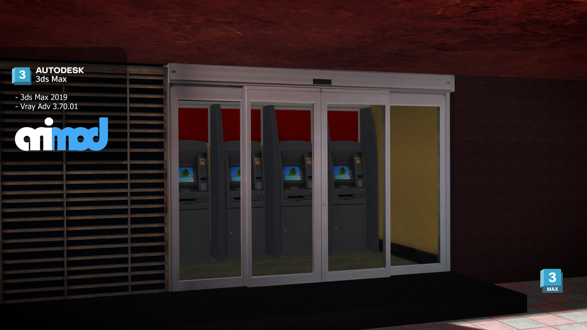 Tw Street ATM - 3D Model by animod
