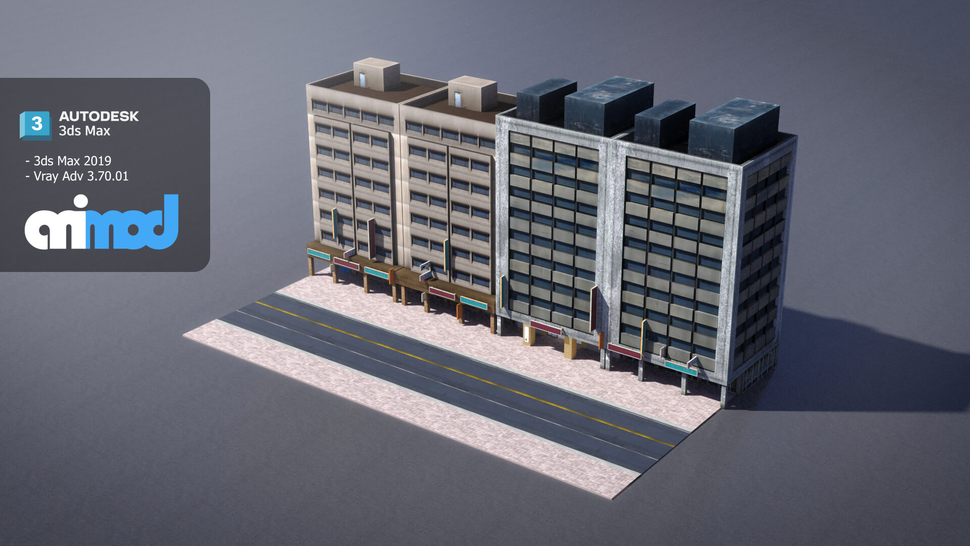 Tw Street Gamestore - 3D Model by animod