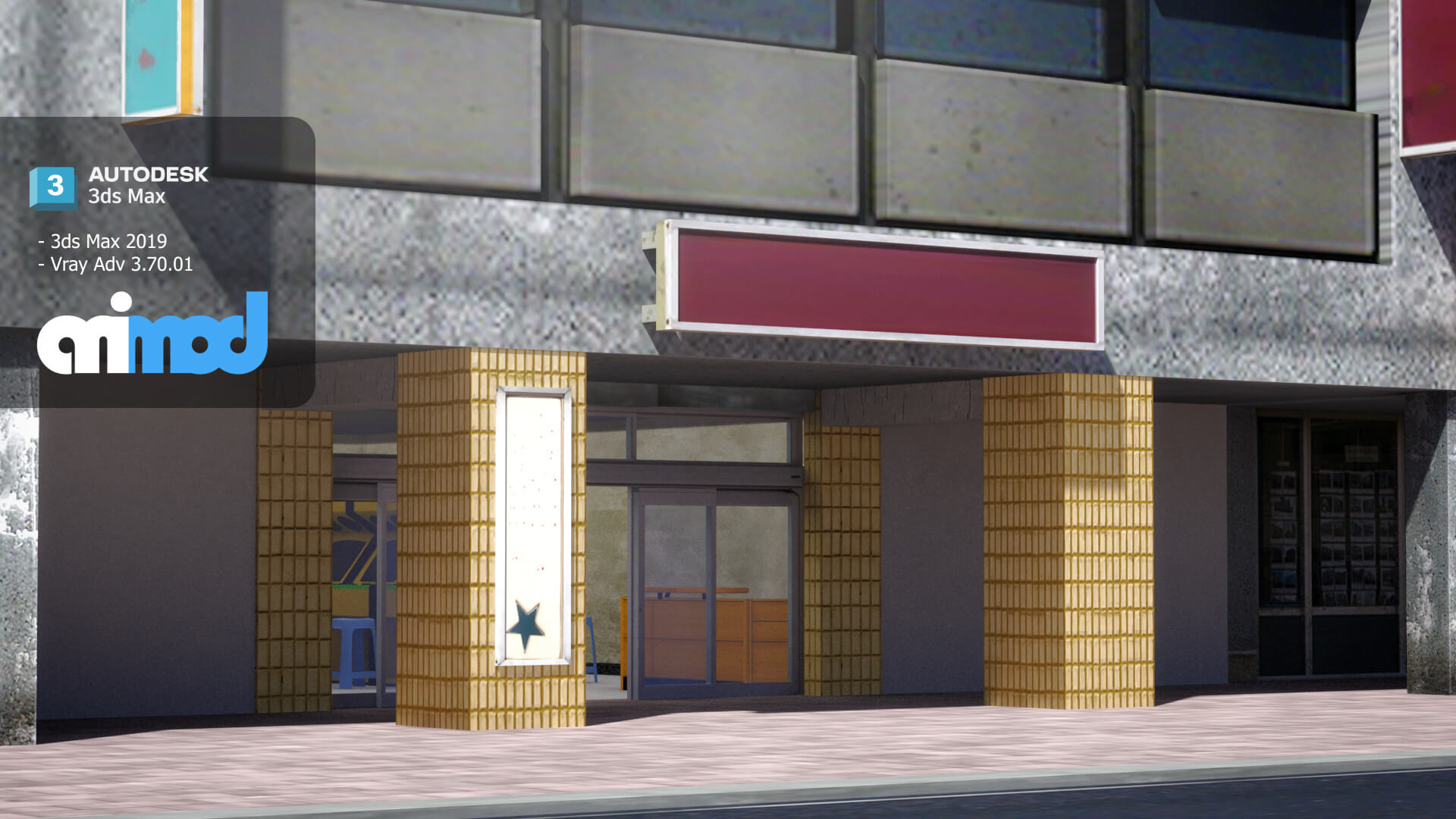 Tw Street Gamestore - 3D Model by animod