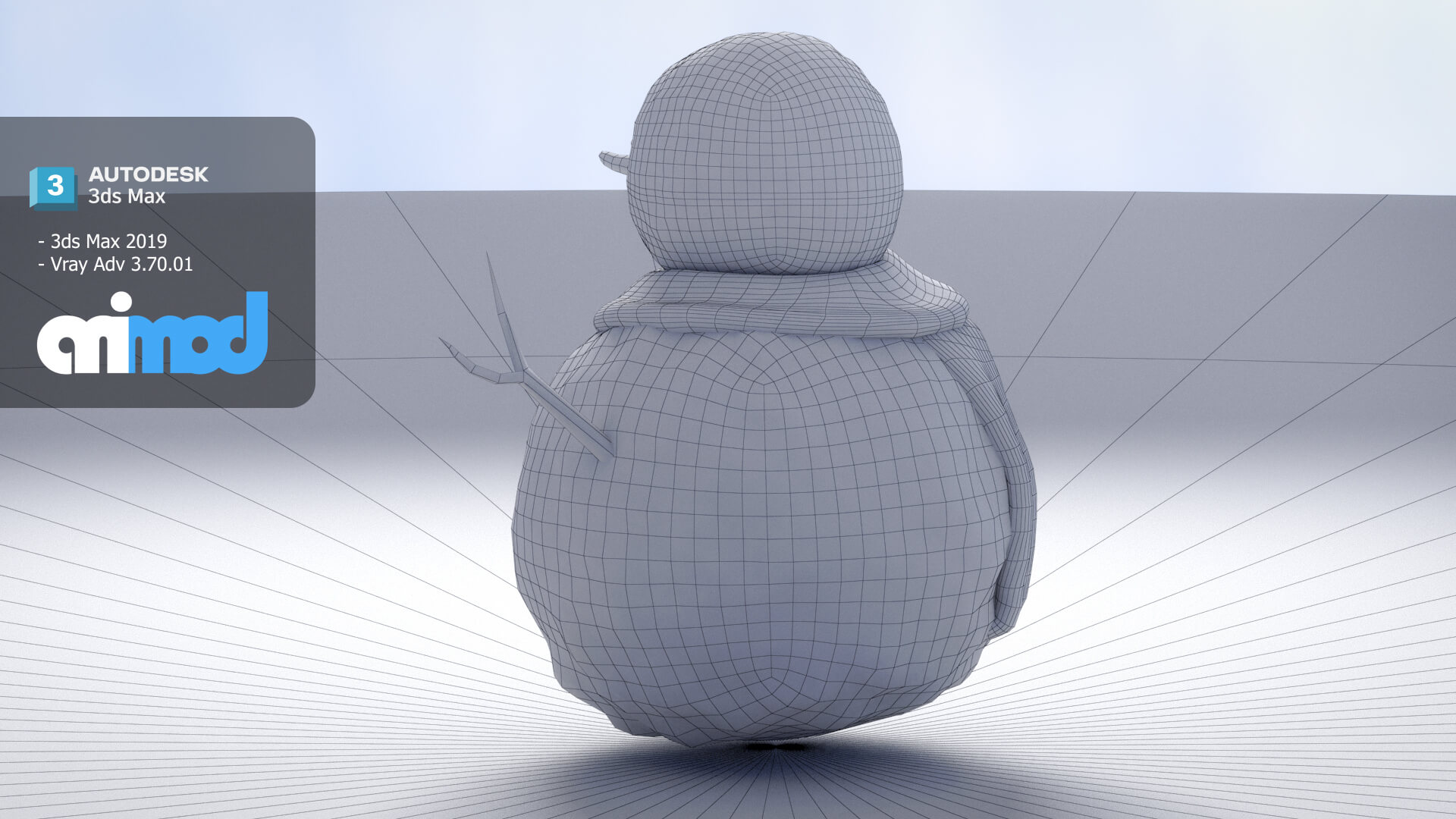 Xmas Snowman - 3D Model by animod