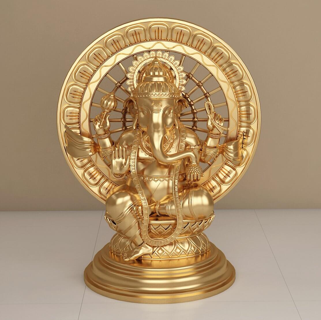 Ganesha - 3D Model by Anish2