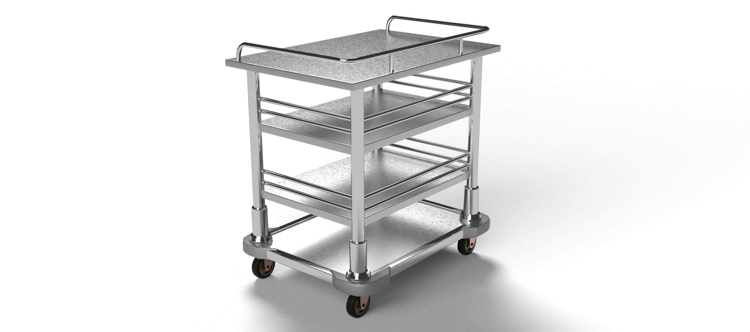 Service Cart Trolley - 3D Model by Ankit Paul Ekka
