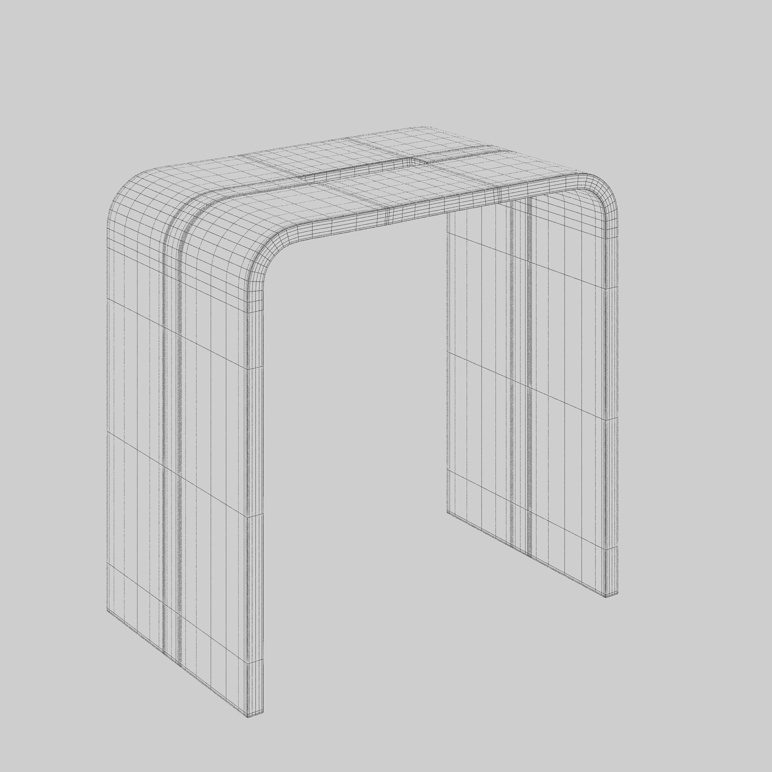 Stool Chair for Bathroom - 3D Model by anna_grigorieva