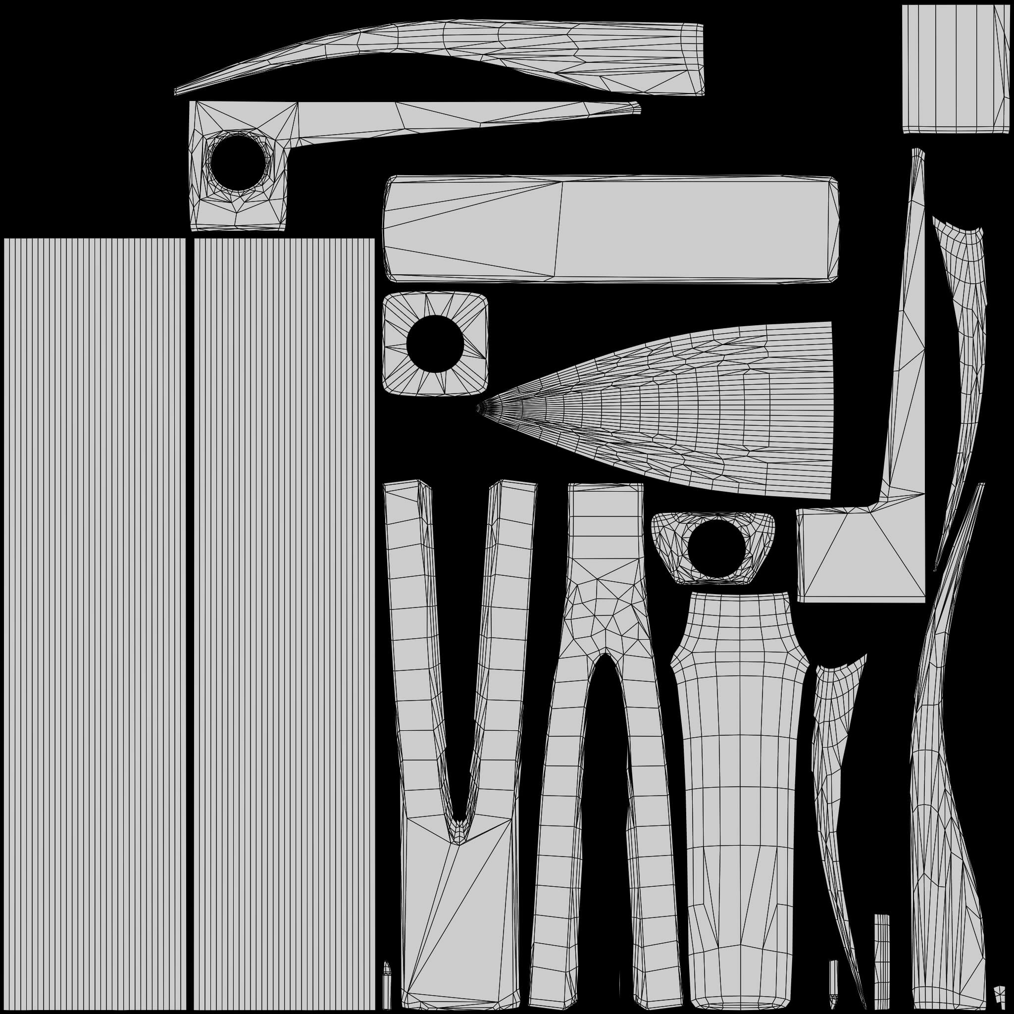 Halligan Bar - 3D Model by annalev