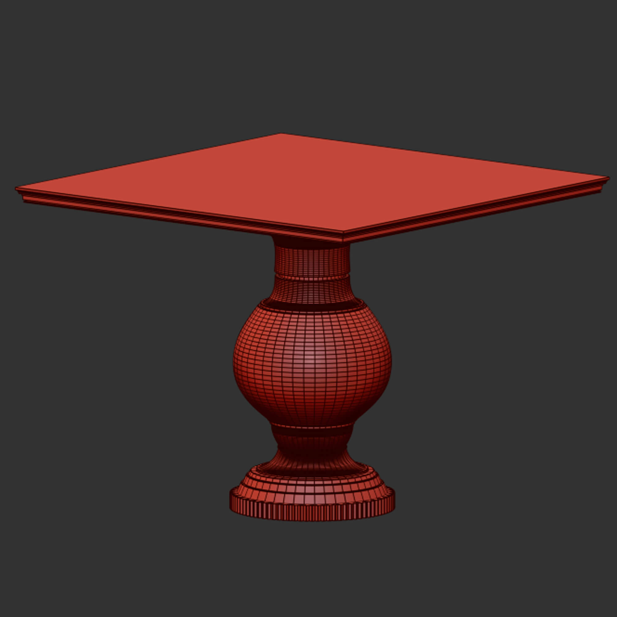 Table Old Design - 3D Model by annaoshedchenko