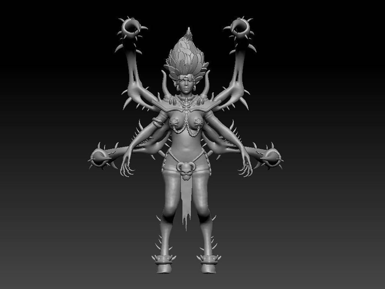 Andariel Diablo 2 - 3D Model by annwilde88