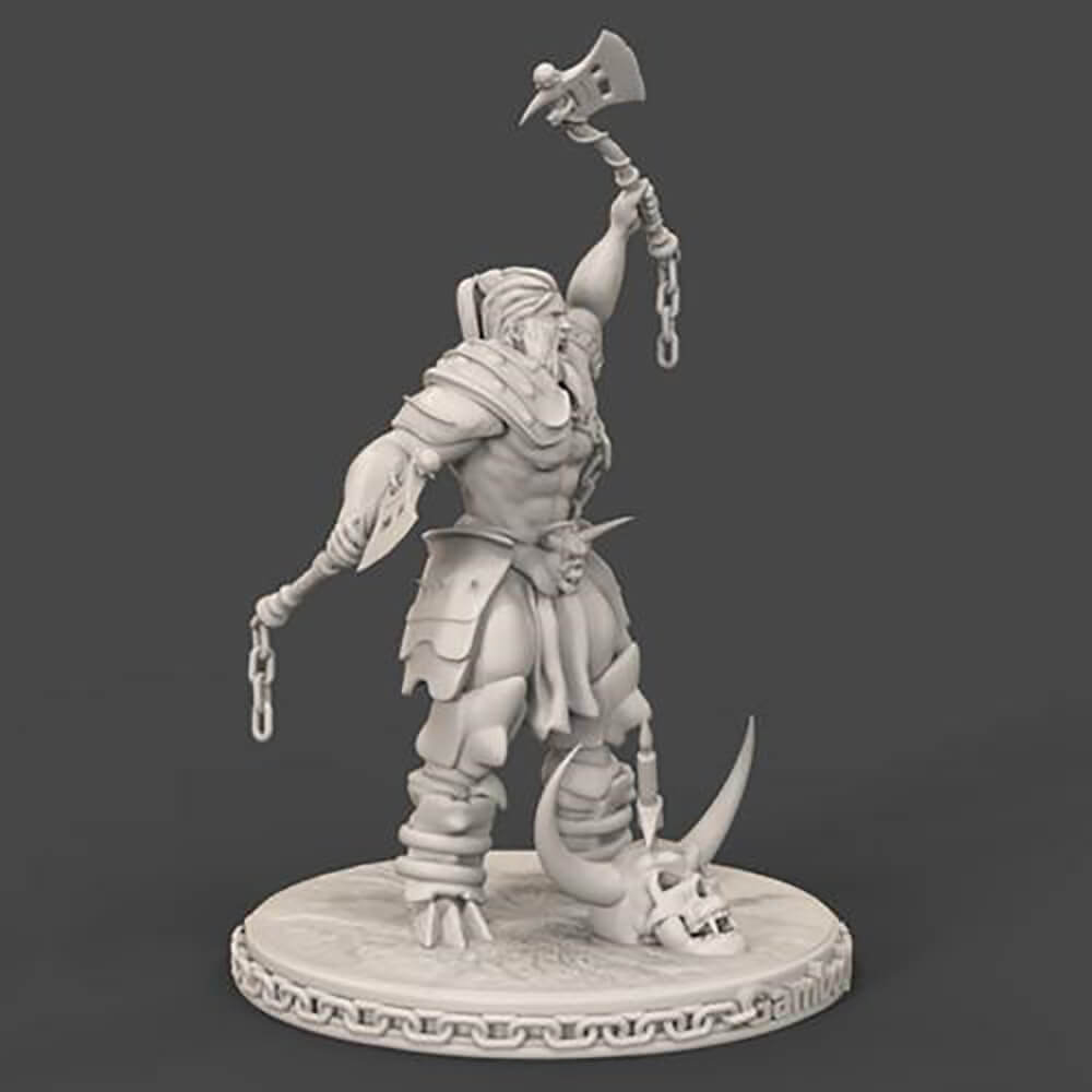 Barbarian 3D Model by annwilde88