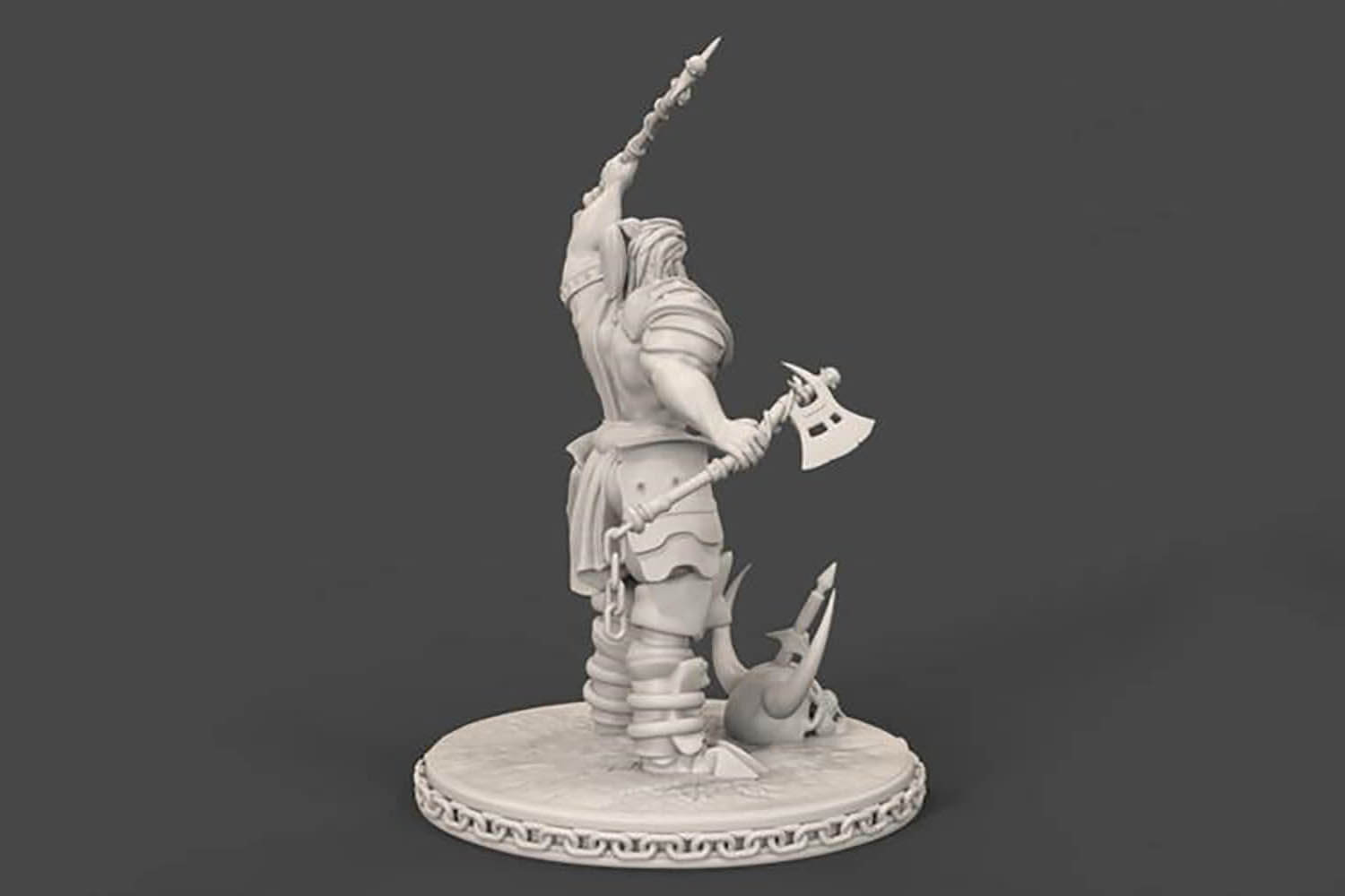 Barbarian 3D Model by annwilde88