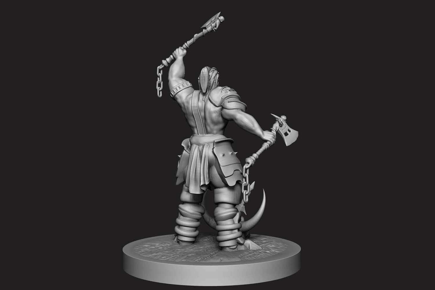 Barbarian 3D Model by annwilde88