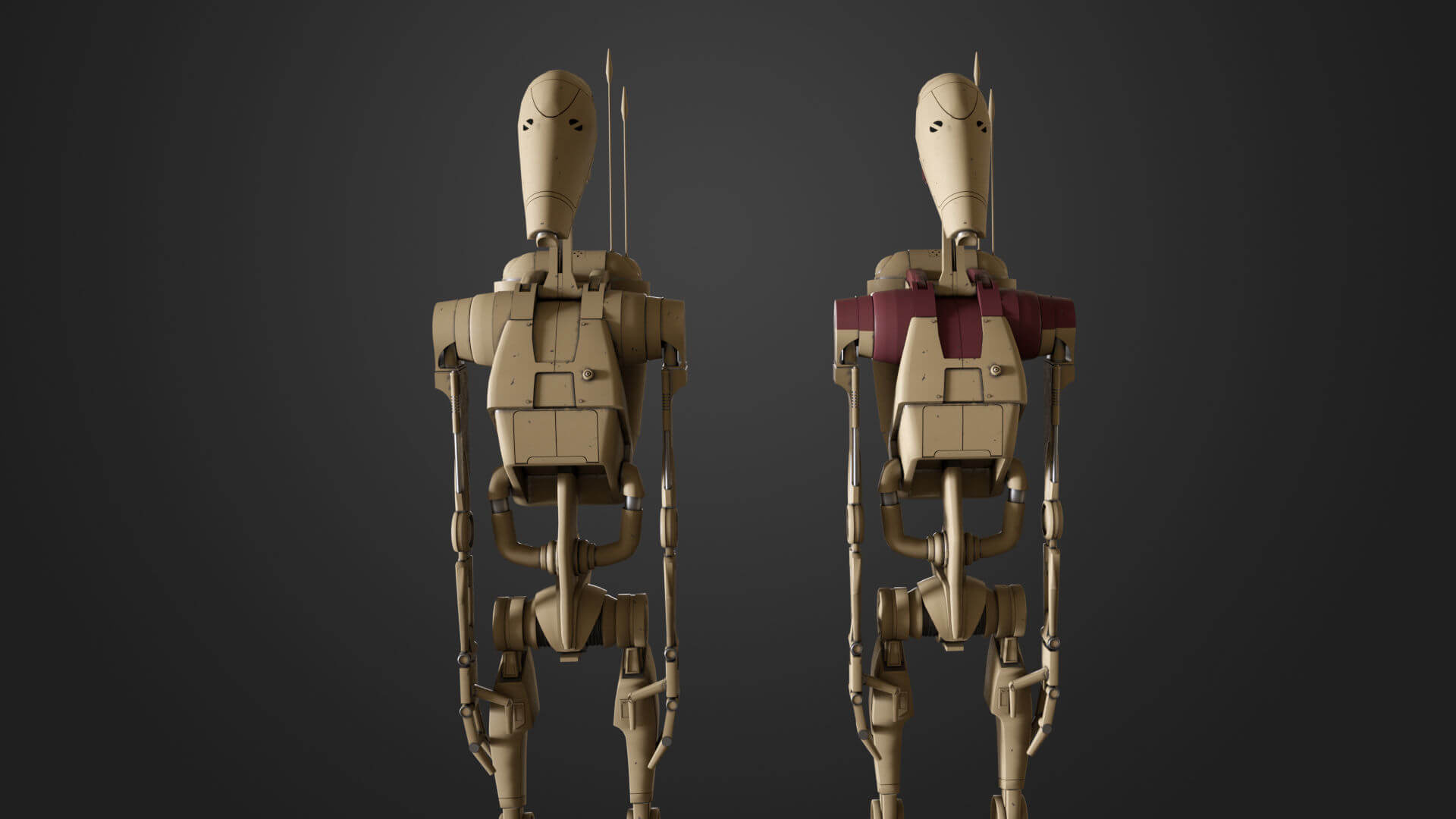 Battle Droid - 3D Model by annwilde88
