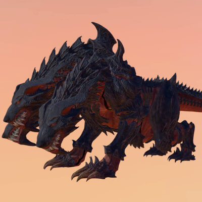 Cerberus 3D Model by annwilde88