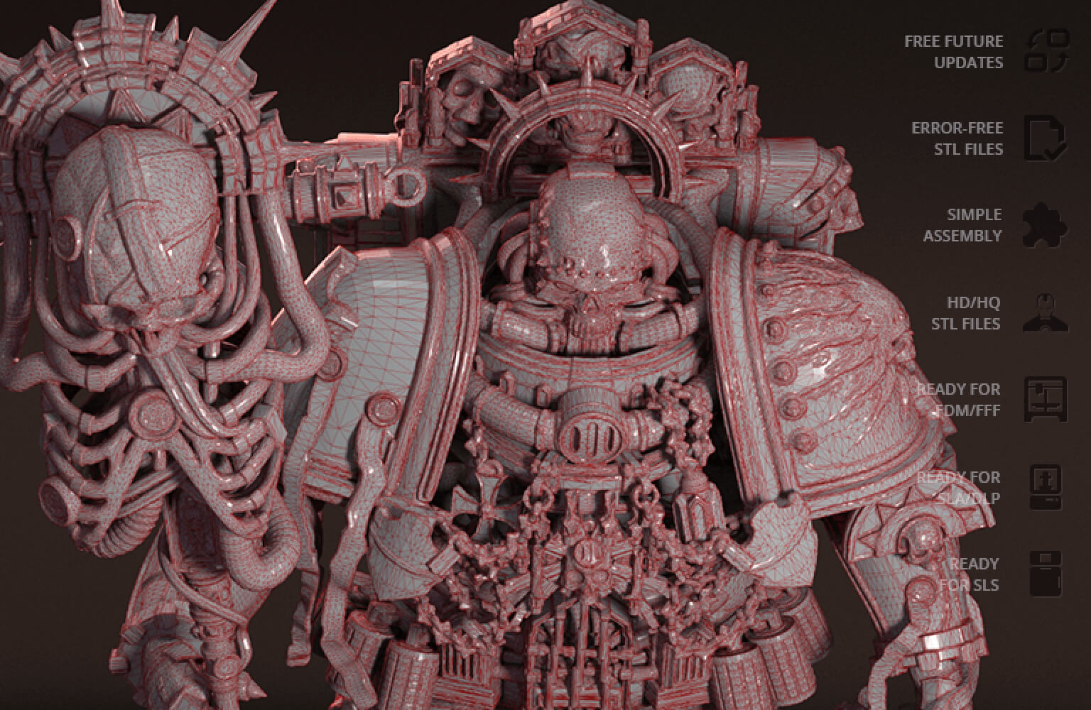 Chaplain 3D Model by annwilde88