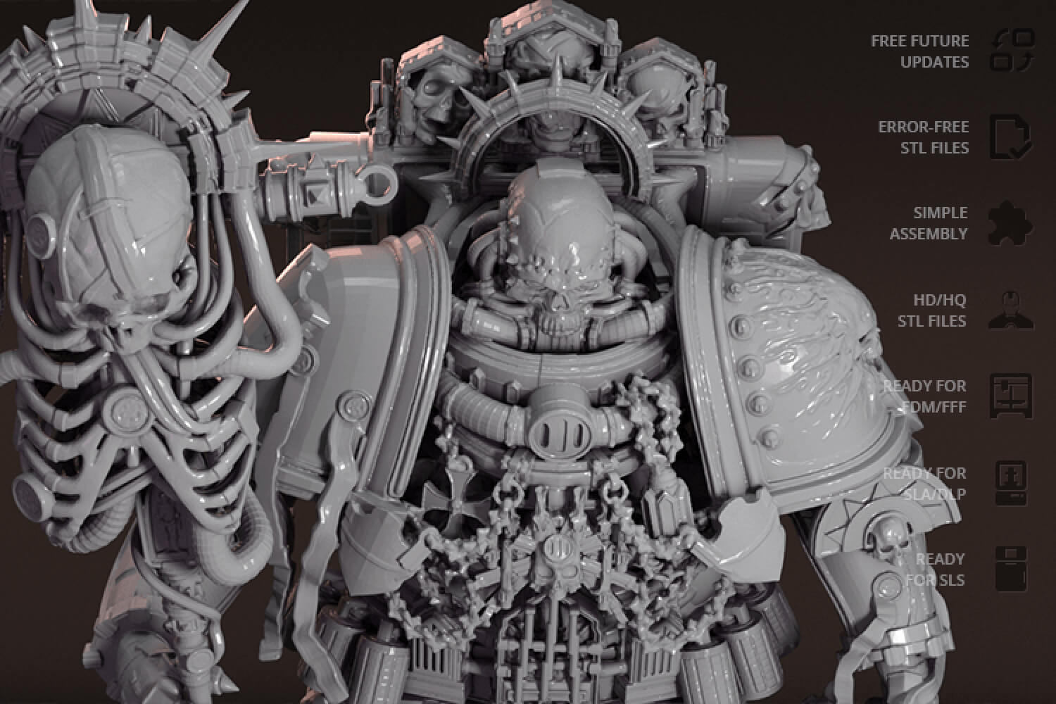 Chaplain 3D Model by annwilde88