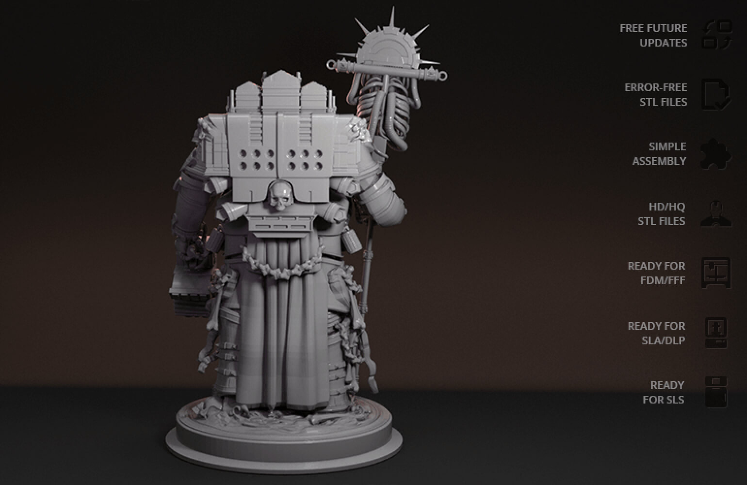 Chaplain 3D Model by annwilde88