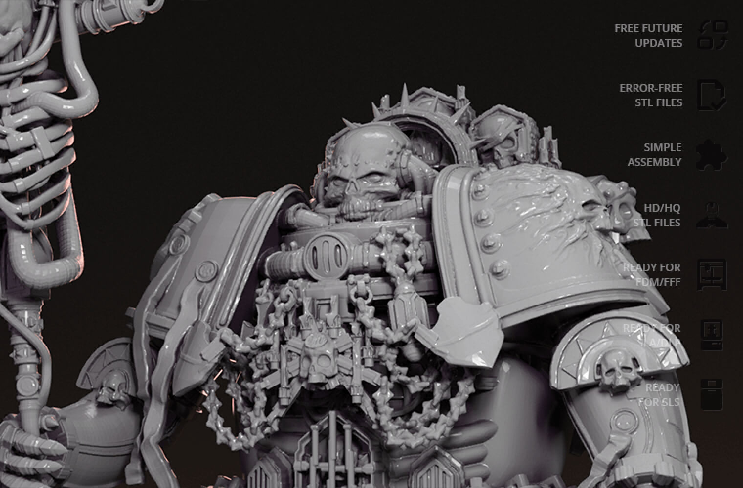 Chaplain 3D Model by annwilde88