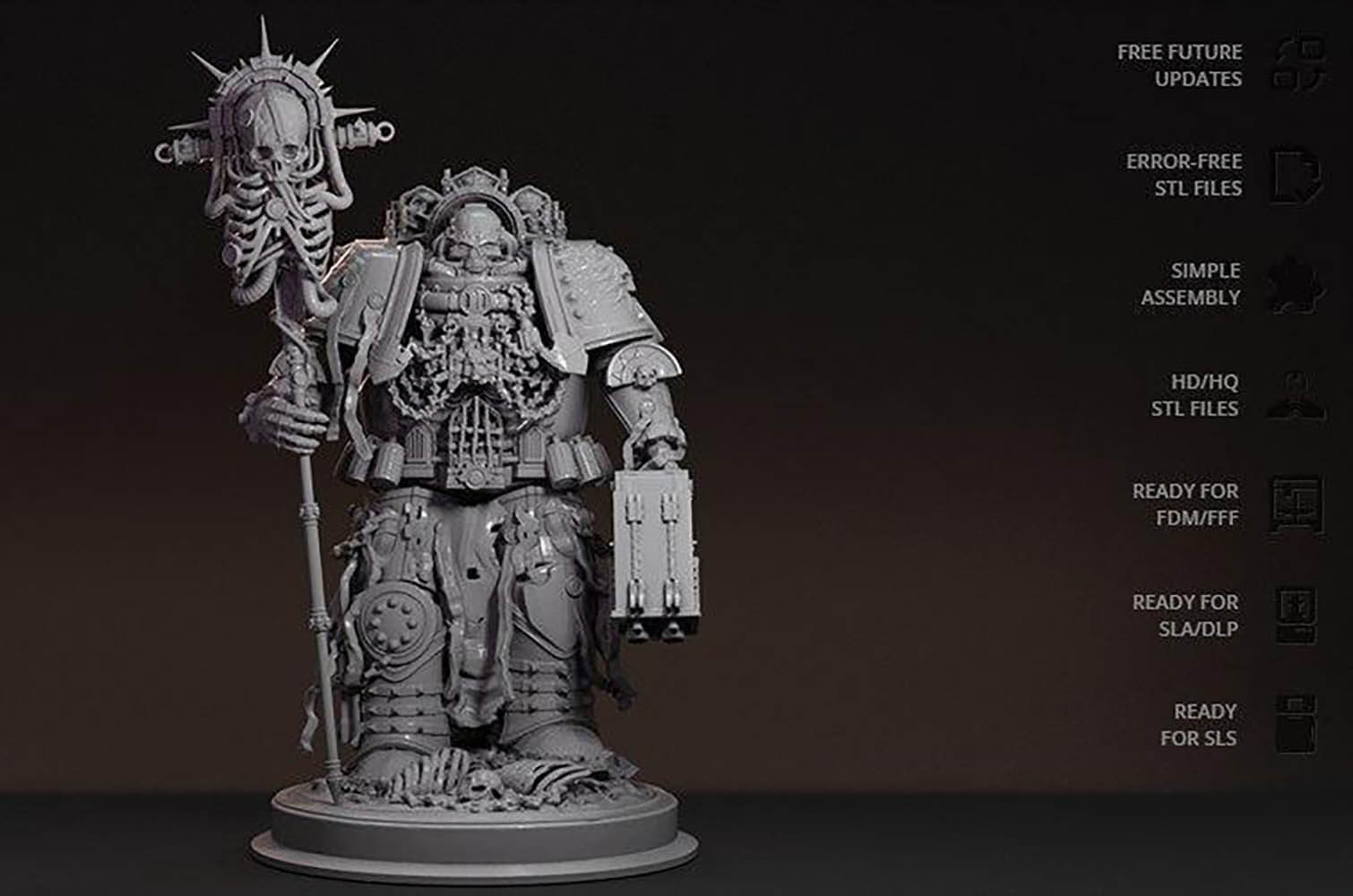 Chaplain 3D Model by annwilde88