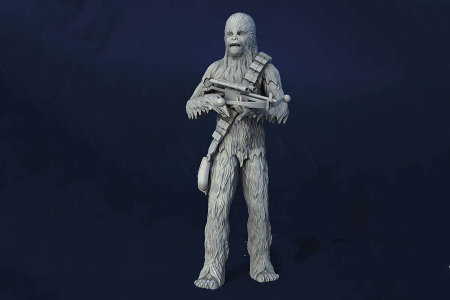 Chewbacca 3D Figuries by annwilde88