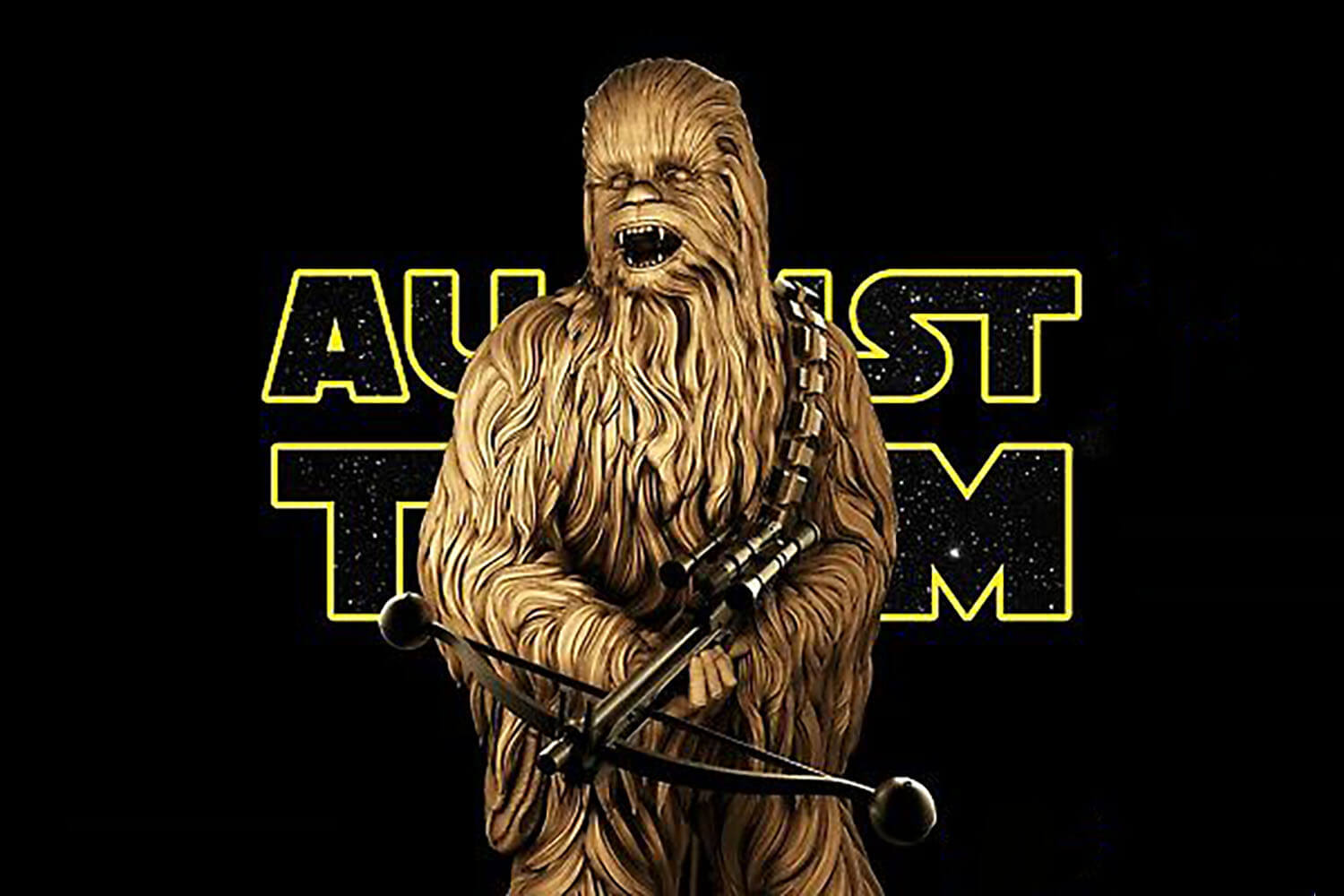 Chewbacca Sculputure - 3D Model by annwilde88