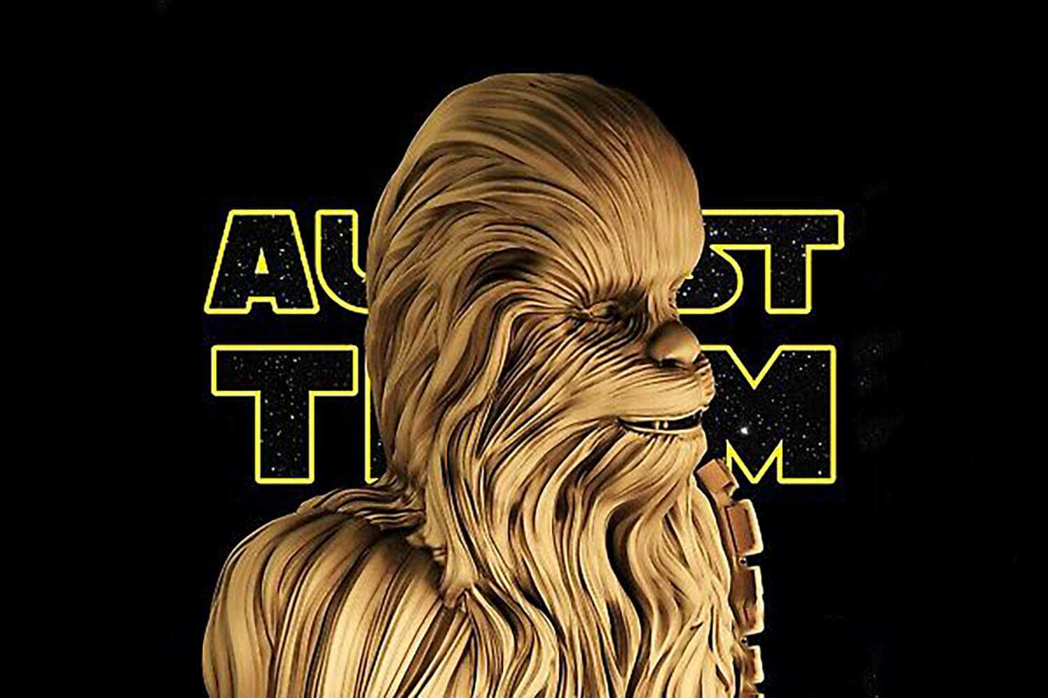 Chewbacca Sculputure - 3D Model by annwilde88