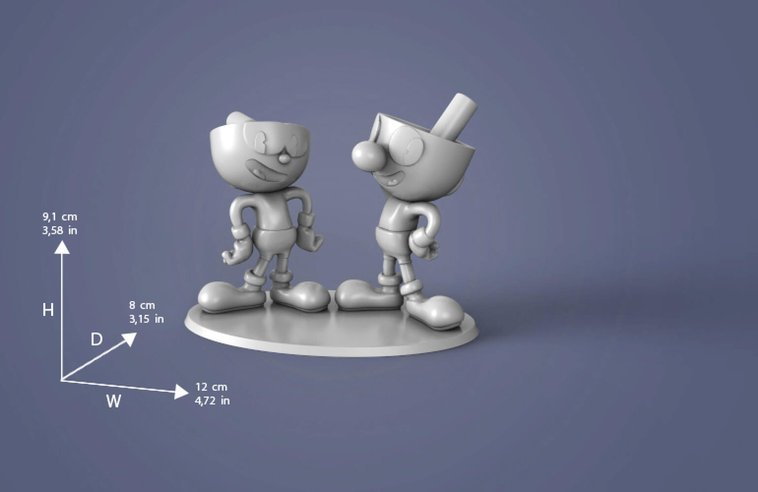 Cuphead 3D Model by annwilde88
