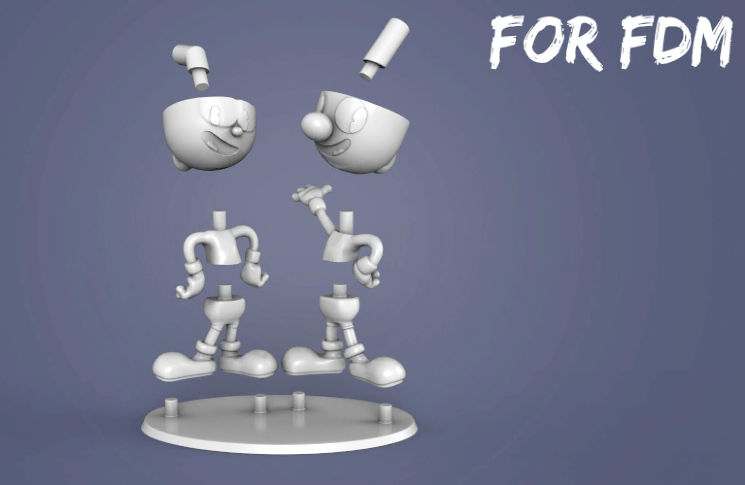 Cuphead 3D Model by annwilde88