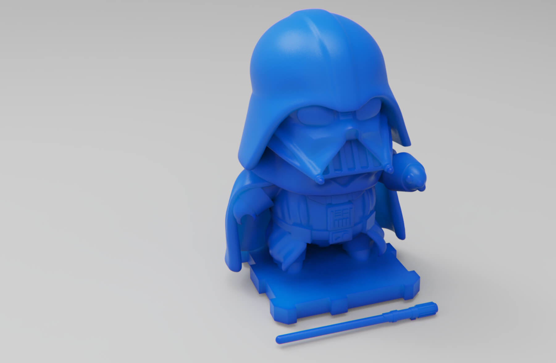 Darh Vader Chibi - 3D Model by annwilde88
