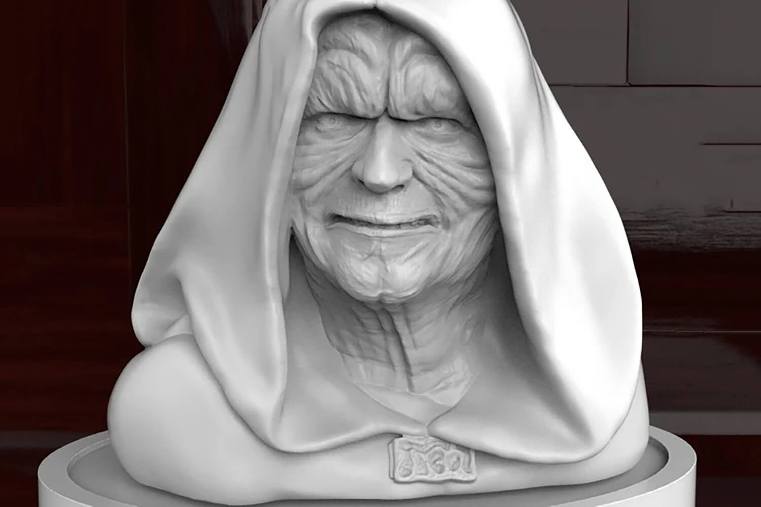 Dark Sidious Bust - 3D Model by annwilde88