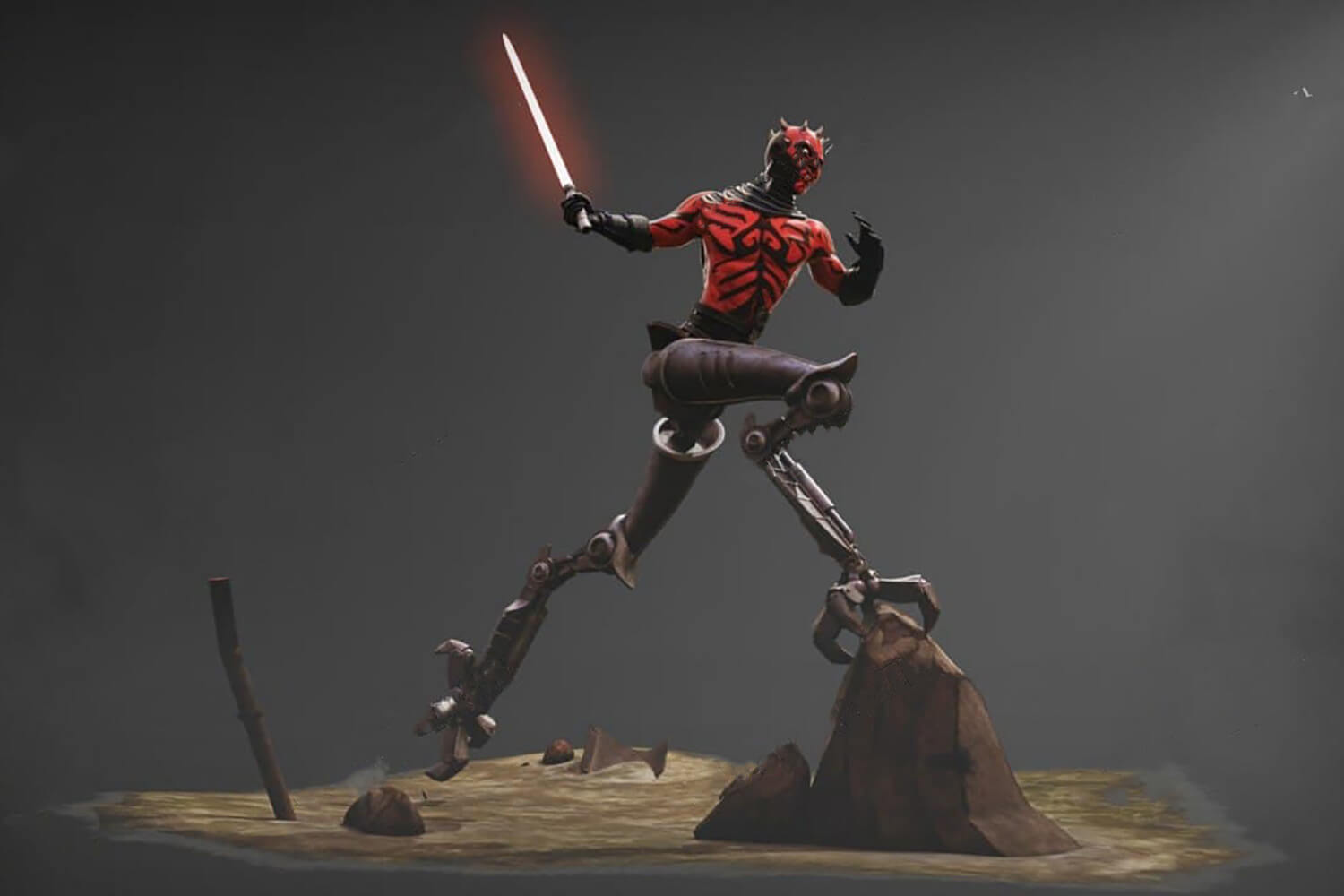 Darth Maul Metal Legs - 3D Model by annwilde88